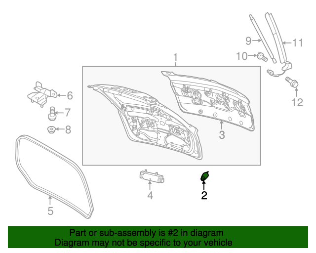 W714185-S300 - Hood Bumper 2010-2022 Ford | Ford OEM Parts Direct