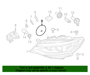 63-11-7-388-914 - Cap - 2014-2017 BMW | BMWPartsHub