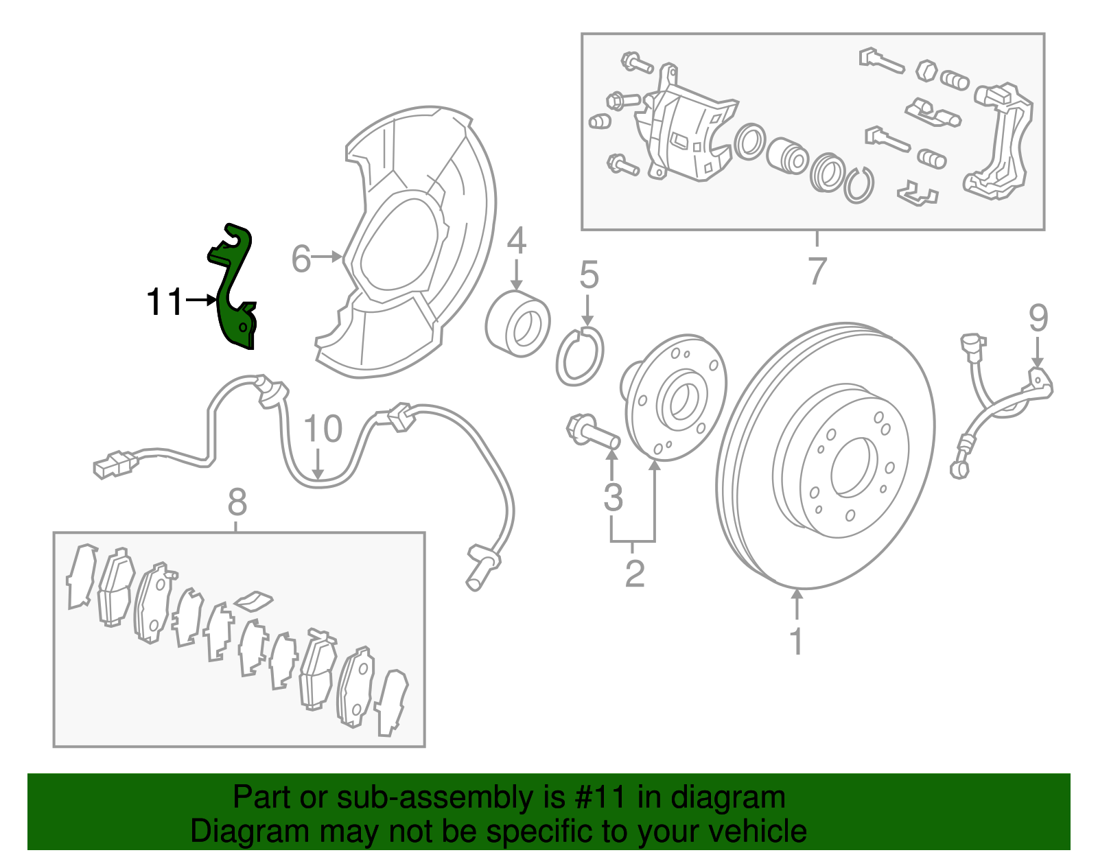 2017-2022 Honda CR-V ABS Sensor Bracket 42512-TLA-A00 | OEM Parts Online