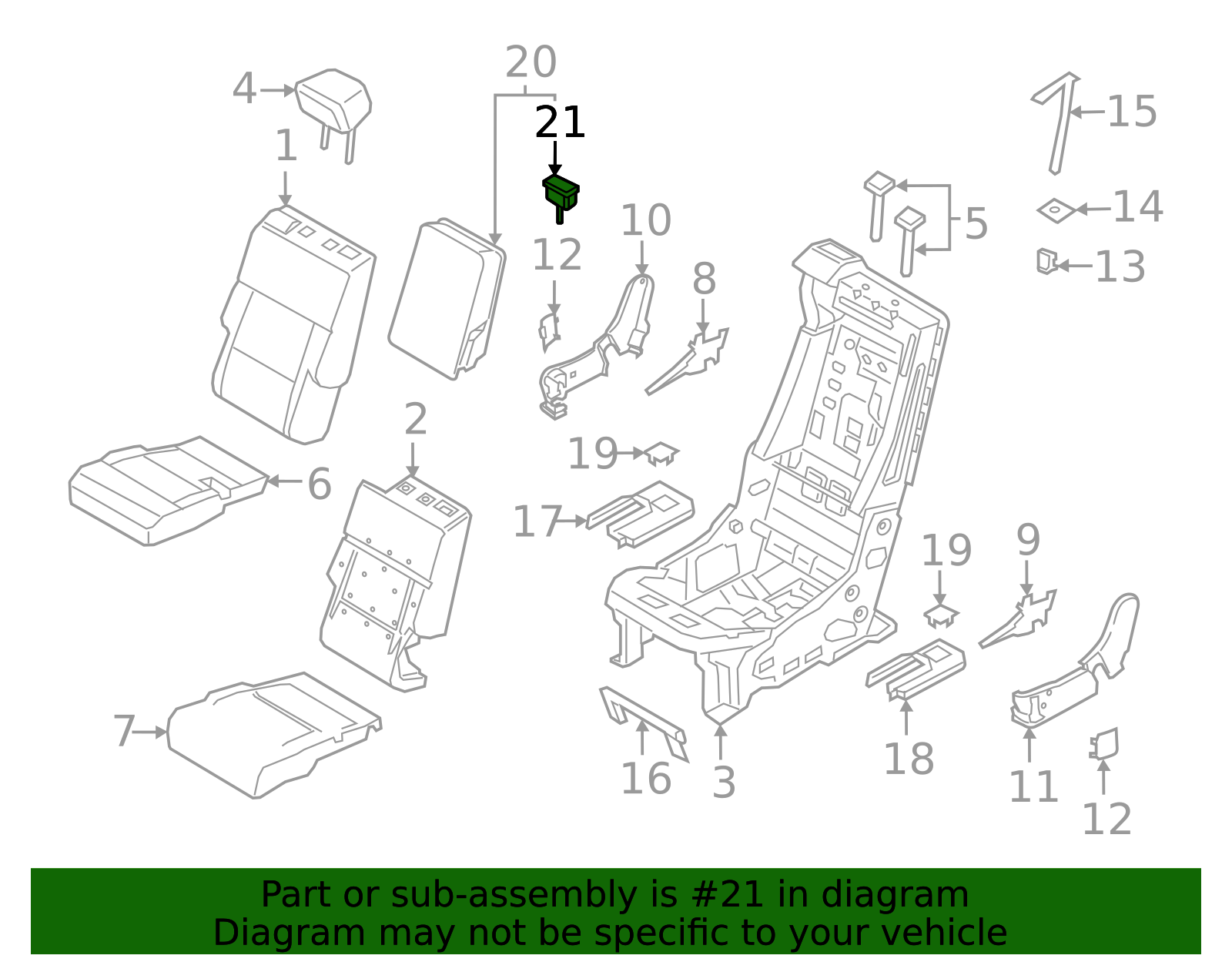 2020-2024 Lincoln Aviator Switch LC5Z-14028-DA | OEM Parts Online