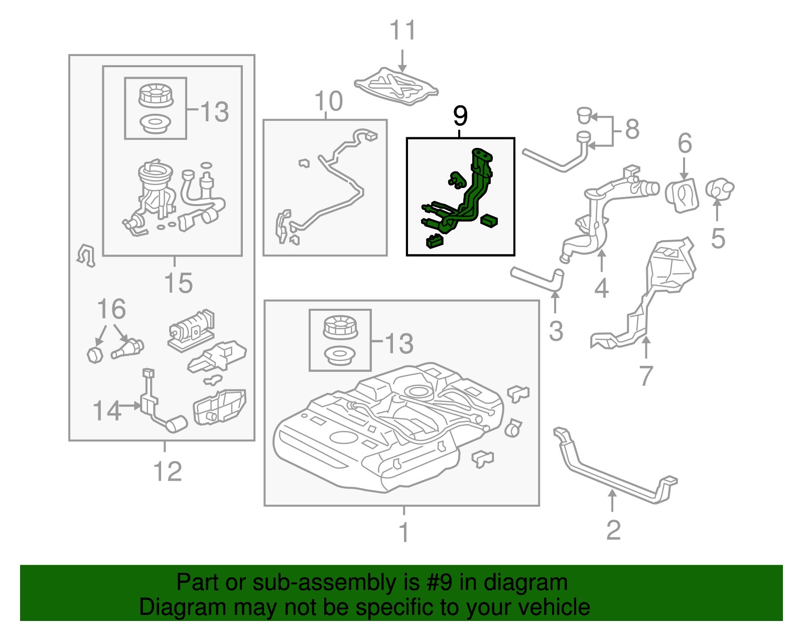 17549-SHJ-A01 - Tube Assembly 2005-2010 Honda Odyssey | Honda Parts Online
