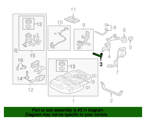 17651-SHJ-A01 - Tube, Filler Neck 2005-2010 Honda Odyssey | Honda Parts ...