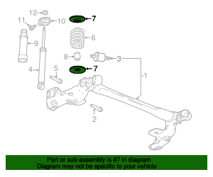2017-2022 GM Rear Coil Spring Insulator 42582759 GM | GMPartsDirect.com