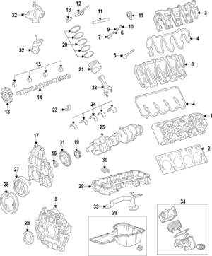 2017-2024 GM Oil Pump Drive Gear 12662371 | AutoNationParts.com
