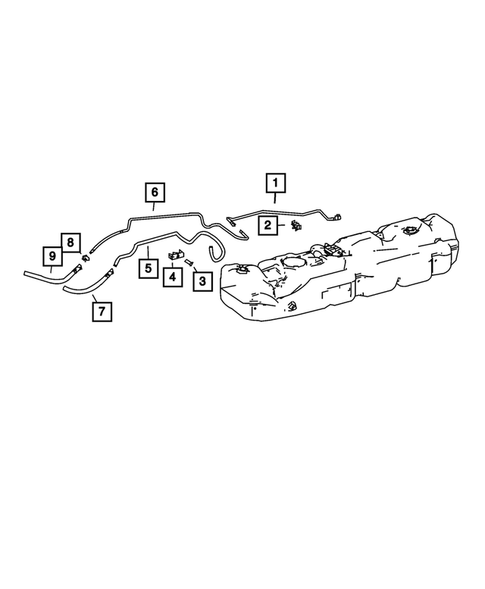Fuel Lines for 2007 Dodge Sprinter 3500 | Mopar eStore
