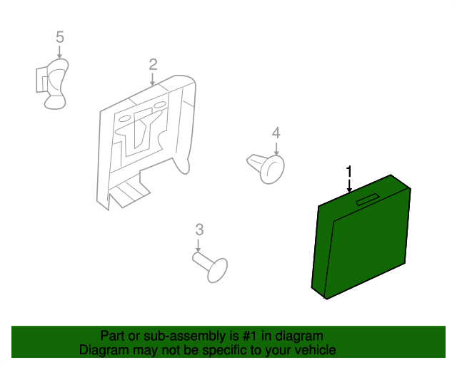 2013-2019 Ford OEM NEW 13-19 Ford Taurus Right Sensor Assembly Blind ...