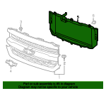 2016-2019 Chevrolet F Baffle (Replaces Part Number 84073558) 84649766 ...