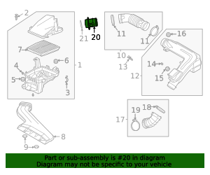 28164-2J600 - High-Quality Mass Air Flow Sensor for 2020-2025 Hyundai ...