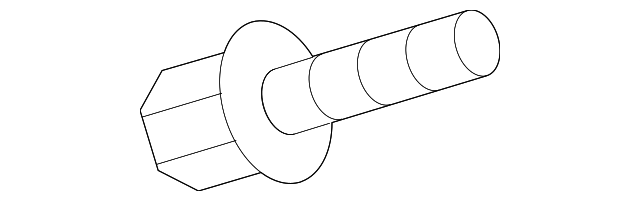 1997-2023 Mitsubishi Bumper Cover Bolt MS100242 | Factory Mitsubishi Parts