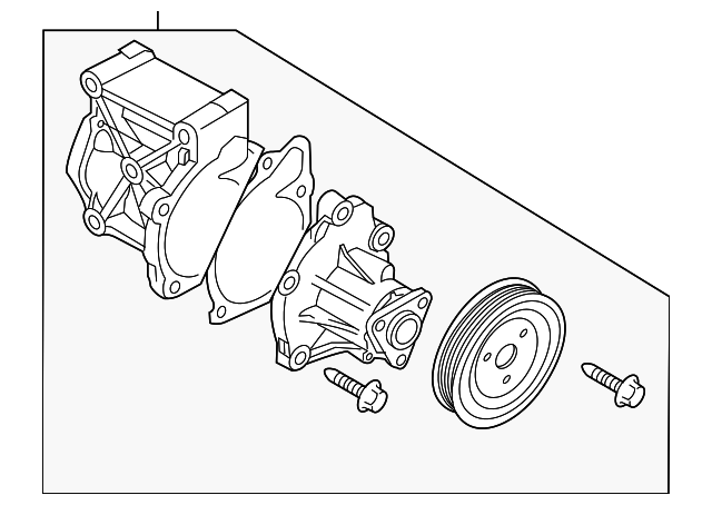 25100-25002 - Water Pump Assembly 2006-2010 Kia | Kia.Parts Store