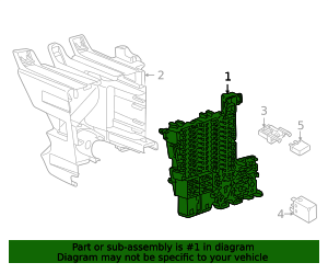 2021-2024 Volkswagen Relay & Fuse Plt 5WA-937-615 | VW Direct Auto Parts