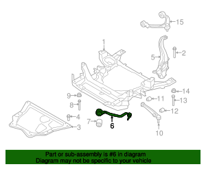 31126851691 - 2014-2019 BMW Ft Lower Control Arm (31-12-6-851-691 ...