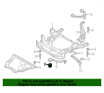 31126851693 - 2014-2019 BMW Ft Lower Control Arm Bushing (31-12-6-851 ...