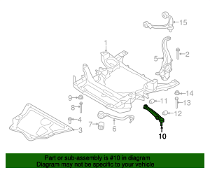 31-12-6-864-822 - Rear Lower Control Arm - 2014-2019 BMW | Buy BMW ...