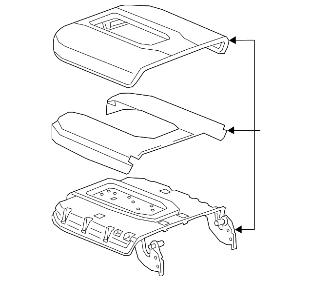 84646204 - Console Armrest - 2019-2024 GM | Findlay Auto Parts