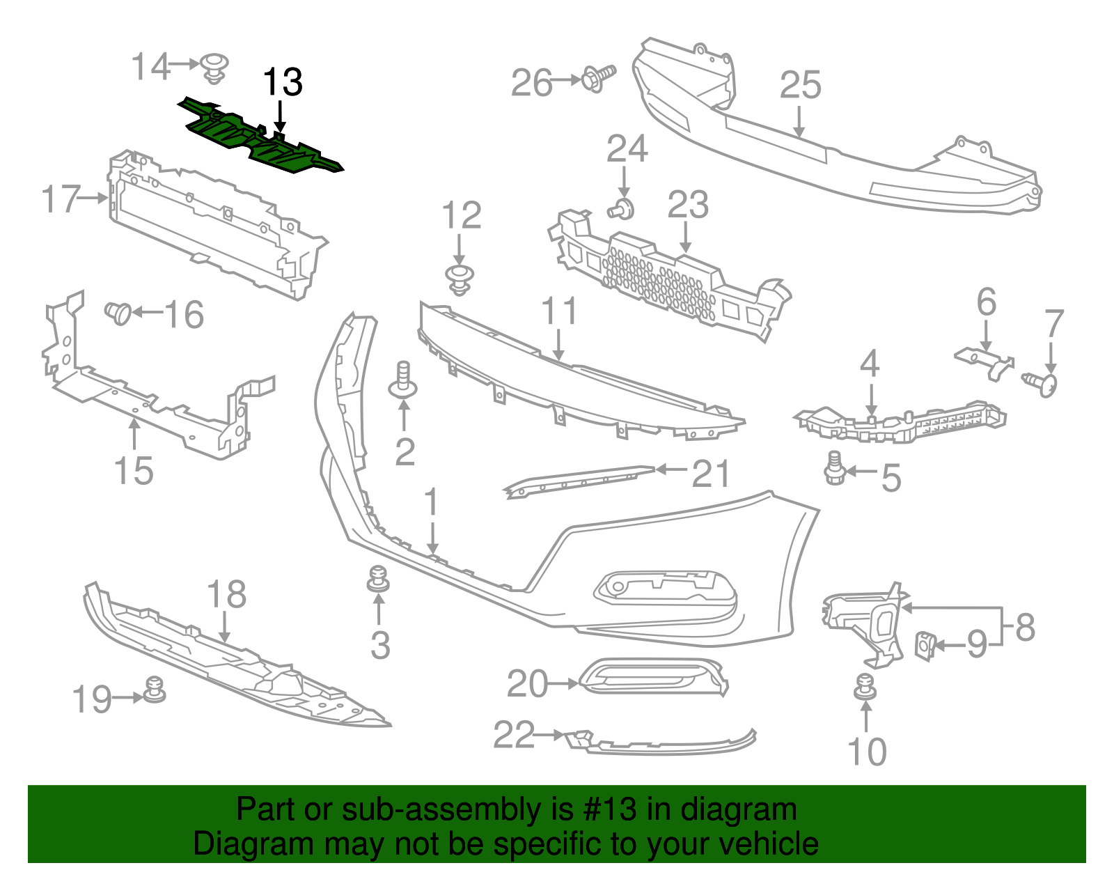 71305-TVA-A00 - 2018-2022 Honda Accord - Duct Air Shutter (Upper ...