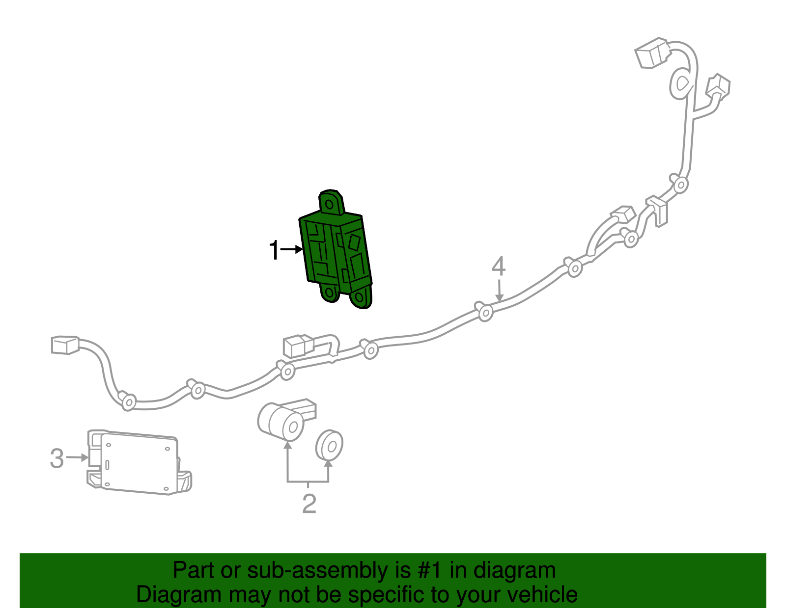 2018-2024 GM Parking Assist Control Module 84339222 GM | GMPartsDirect.com
