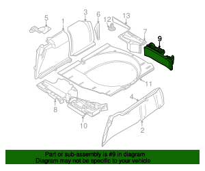 51478185238 - 1999-2003 BMW Trim Panel (51-47-8-185-238) | BMW of South ...