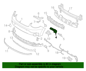 86554-E4000 - Outer Bracket 2015-2019 Kia Soul EV | Kia.Parts Store