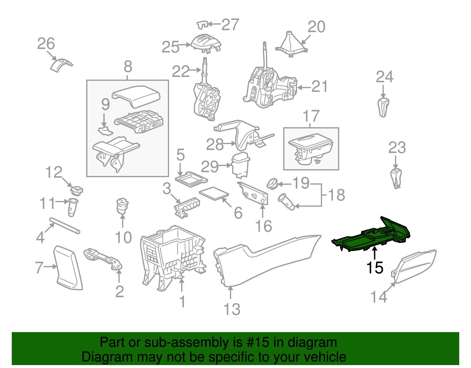 45022-T20-A00 - Console Panel | Honda Parts Cheap