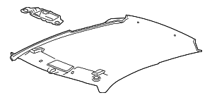 2016-2018 Chevrolet Camaro Black Headlining Trim Panel if Built Prior ...