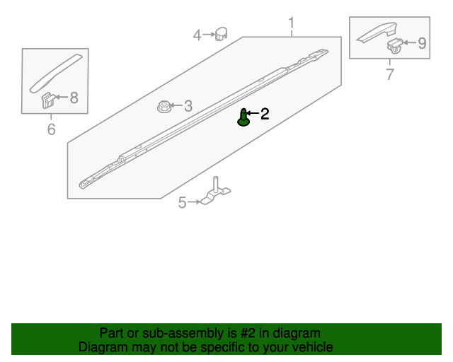 12433-04127B - Roof Rack Screw 2011-2021 Kia | Kia.Parts Store