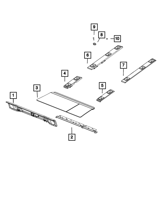 2021-2024 Jeep Wrangler Load Floor Panel 6RV49TX7AB | Mopar eStore