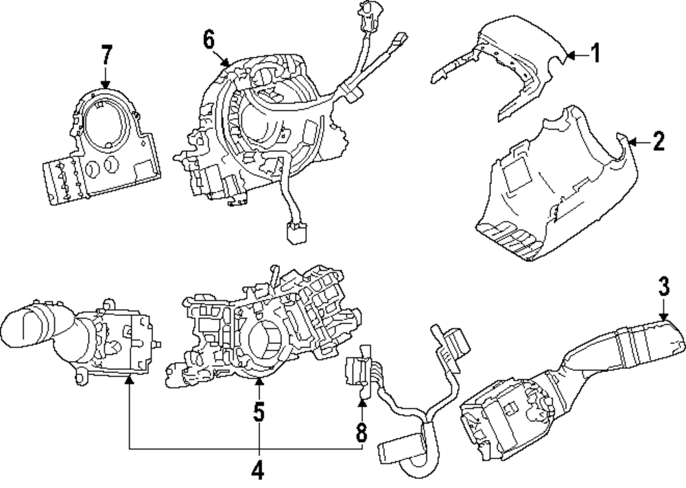 2024-2025 Toyota Angle Sensor 8924B-04010 | OEM Parts Online