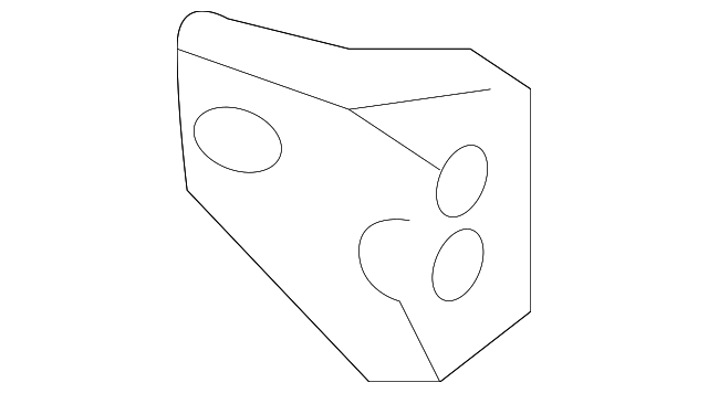 2017-2022 GMC Acadia Passenger Side Front Compartment Side Rail Bracket ...