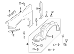 2008-2011 Subaru Impreza OEM NEW 2008-2011 Subaru Impreza Passenger ...