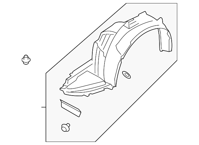 2008-2011 Subaru Impreza OEM NEW 2008-2011 Subaru Driver Side Fender ...