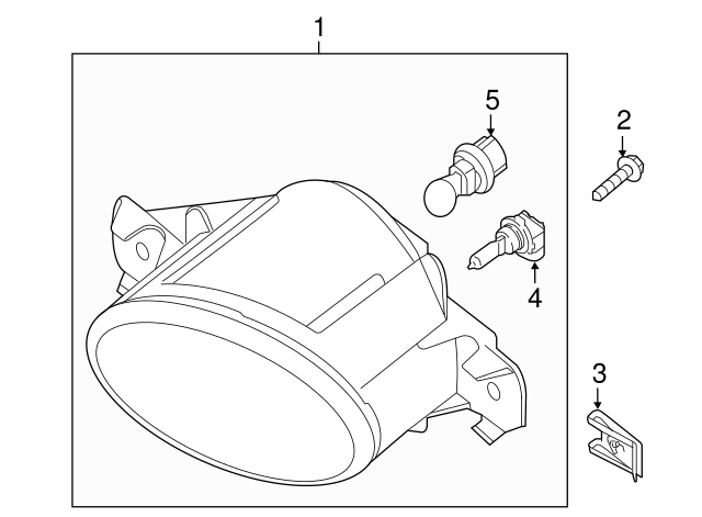 26261-8998D - Bulb 2016-2018 Nissan Altima | Nissan Parts & Accessories ...