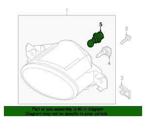 2016-2018 Nissan Altima Bulb 262618998D | Retail Performance Auto Parts