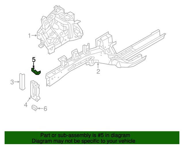 64747-2W000 - Mount Bracket Upper Reinforced 2014-2015 Kia Sorento ...