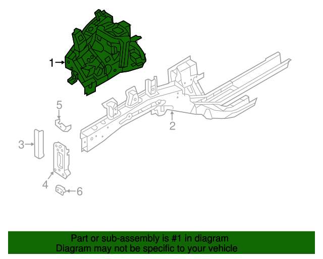 2014-2015 Kia Sorento Apron Assembly 64501-1U501 | Genuine Kia Parts