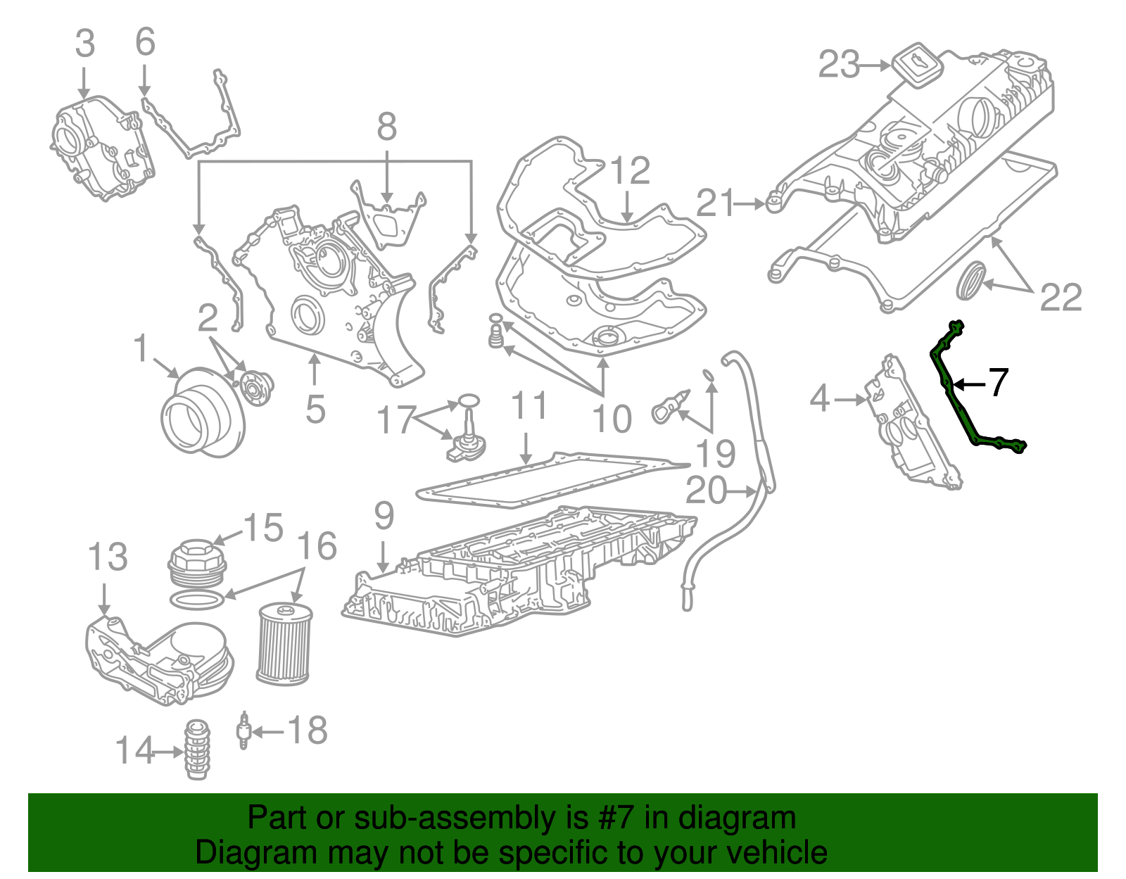 11147506425 - 2002-2010 BMW Upper Timing Cover Gasket (11-14-7-506-425 ...