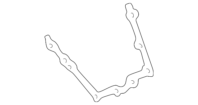 11147506424 - 2002-2010 BMW Lower Timing Cover Gasket (11-14-7-506-424 ...