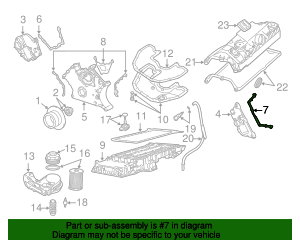 11147506425 - 2002-2010 BMW Upper Timing Cover Gasket (11-14-7-506-425 ...
