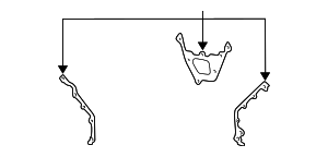 11141439717 - 2002-2010 BMW Engine Timing Cover Gasket Set (11-14-1-439 ...