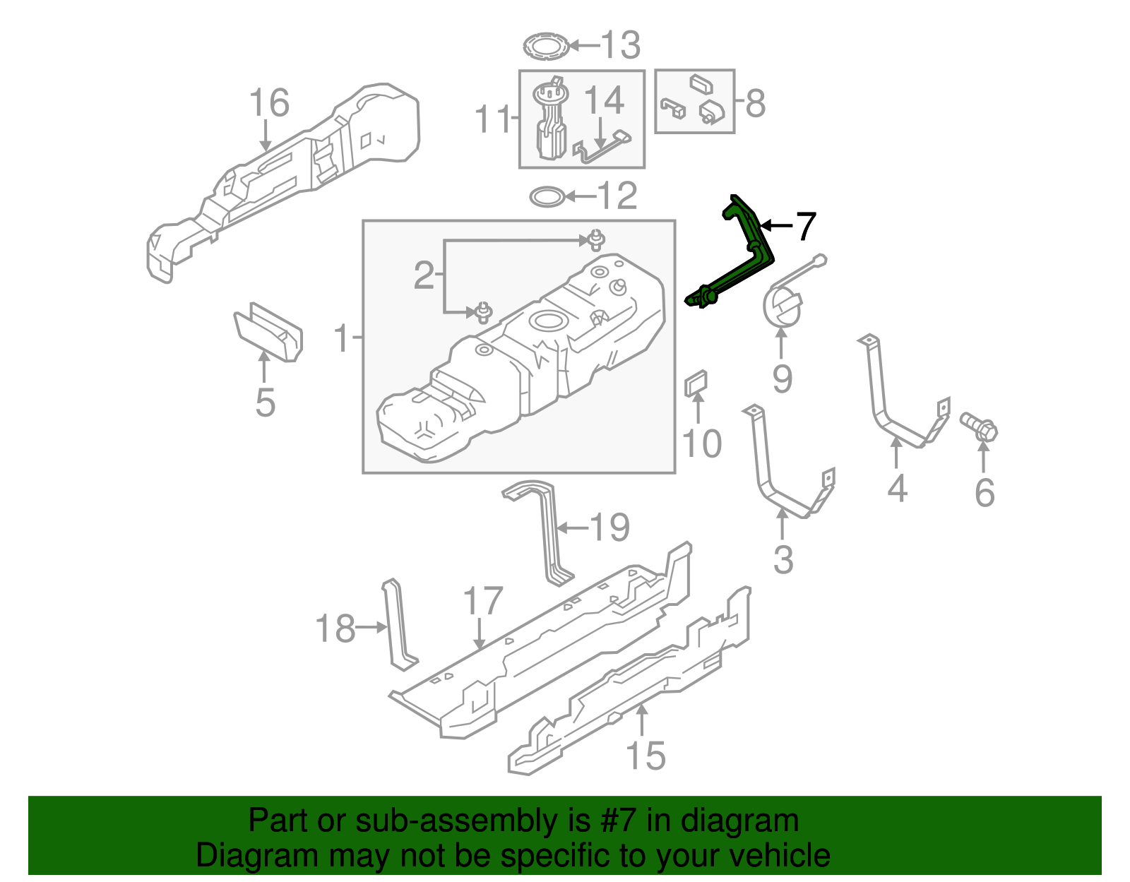 BC3Z-9034-EF - Filler Pipe 2011-2016 Ford | Direct Factory Parts