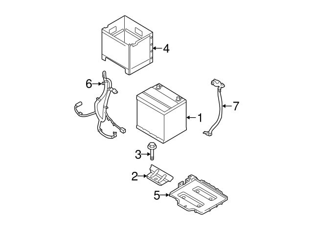 91850-1E022 - Positive Cable 2009-2011 Hyundai Accent | Group 1 Auto Parts