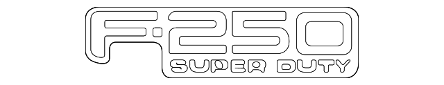 1999-2004 Ford 1999-2004 Ford Super Duty Triton V10 Front Fender Emblem ...