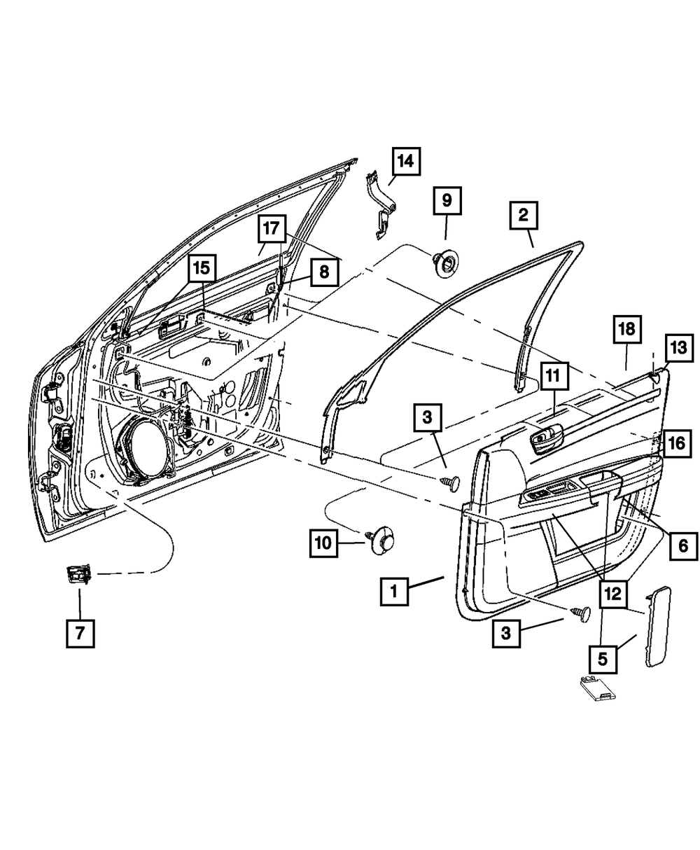 2005-2023 Mopar Door Trim Panel Plug 4784033AA | Mopar eStore