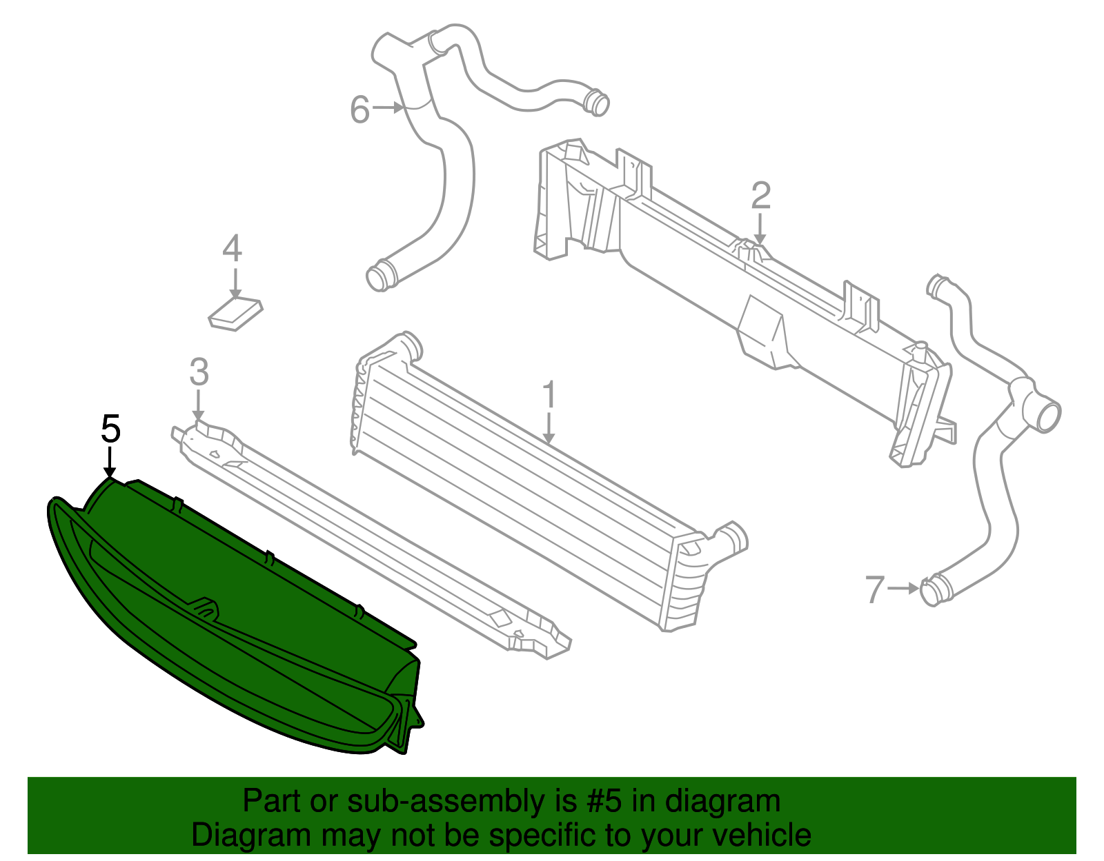 2007-2013 Porsche 911 Air Duct 997-575-141-01 | Gaudin Porsche Parts