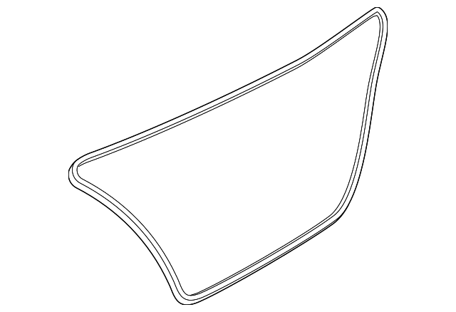2017-2024 Mitsubishi Mirage G4 Body Weather-Strip 5921A017 | Mitsubishi ...