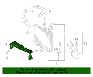 1360A090 - Air Guide 2017-2022 Mitsubishi Mirage G4 | Mitsubishi Direct ...