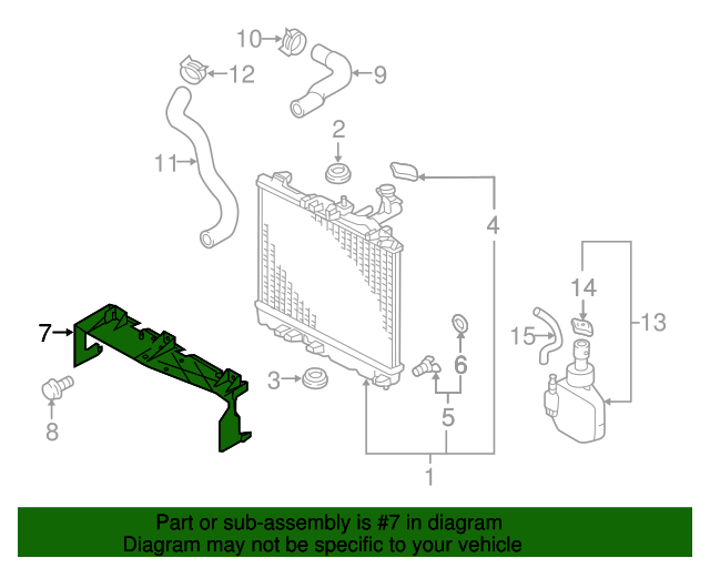 2017-2020 Mitsubishi Mirage G4 Air Guide 1360A089 | Mitsubishi Parts ...