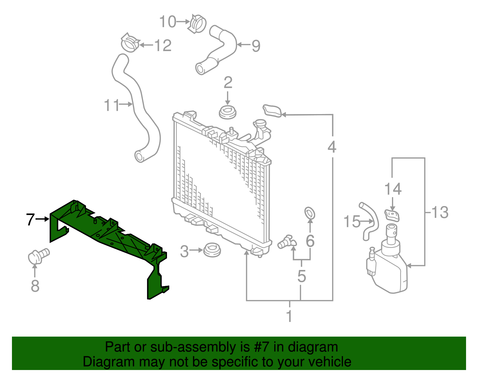 2021-2024 Mitsubishi Air Guide 1360A174 | Mitsubishi Parts Warehouse