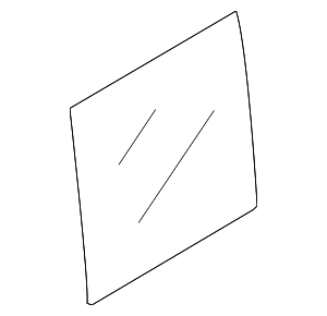 Genuine OEM Ford Rear Back Glass Sliding Window - F-250 F-350 F-450 ...