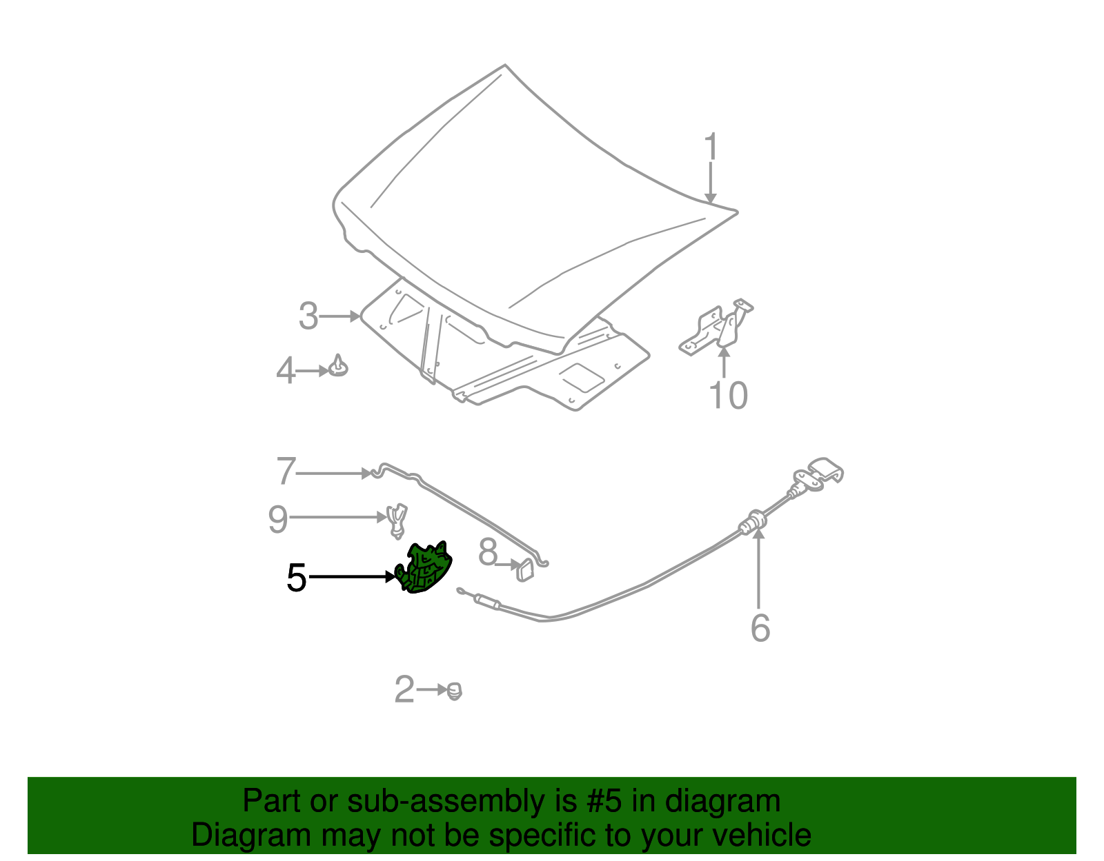 2002-2006 Nissan Lock 65601-8J000 | Temecula Nissan Parts